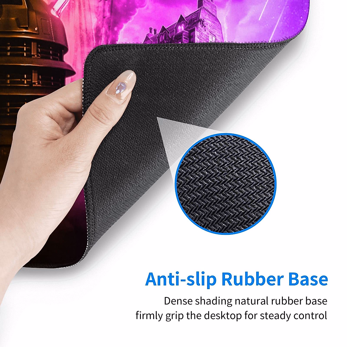 Mouse Pad 11.8x31.5 Protector Anime Rectangle Waterproof Oversized Dining Table Mat Gaming Non-Slip Rubber Mat