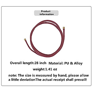 LURVFUEH 3 PCS Braid Accessory Ponytail Leather Hair Ties, Bendable Spiral Loc Long Hair Styling Accessories for Women Girls (White+Brown+Black)