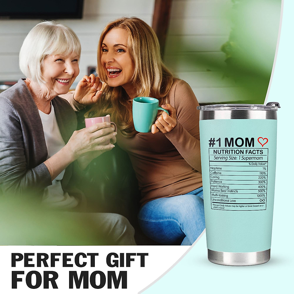 Gifts for Mom from Daughter, Son - Mom Christmas Gifts, Christmas Gifts for Mom Wife - Mom Birthday Gifts, Birthday Gifts for Mom Wife - Mama Mother Gifts, New Mom Gifts for Women, Mom Tumbler 20Oz