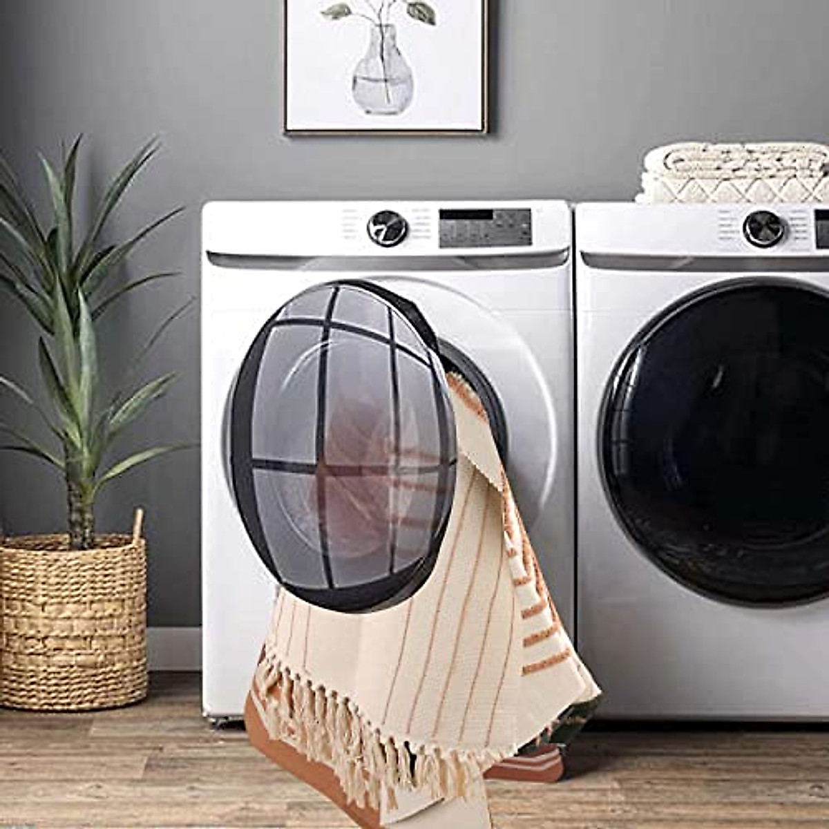 Ailsan Washable Kitchen Runner 2'x5', Cotton Handmade Runner Rugs with Tufted Design, Rainbow Boho Bathroom Rug Runner for Laundry Room Nursery Room Hallway Entrance