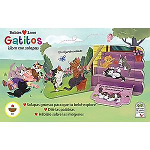 Babies Love Gatitos / Kittens Spanish Language: A Lift-a-Flap Board Book for Babies and Toddlers (en español) (Spanish Edition)