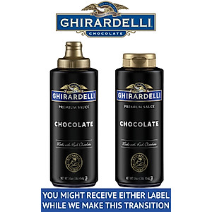 Ghirardelli Chocolate and Caramel Sauces 16 oz Squeeze Bottles
