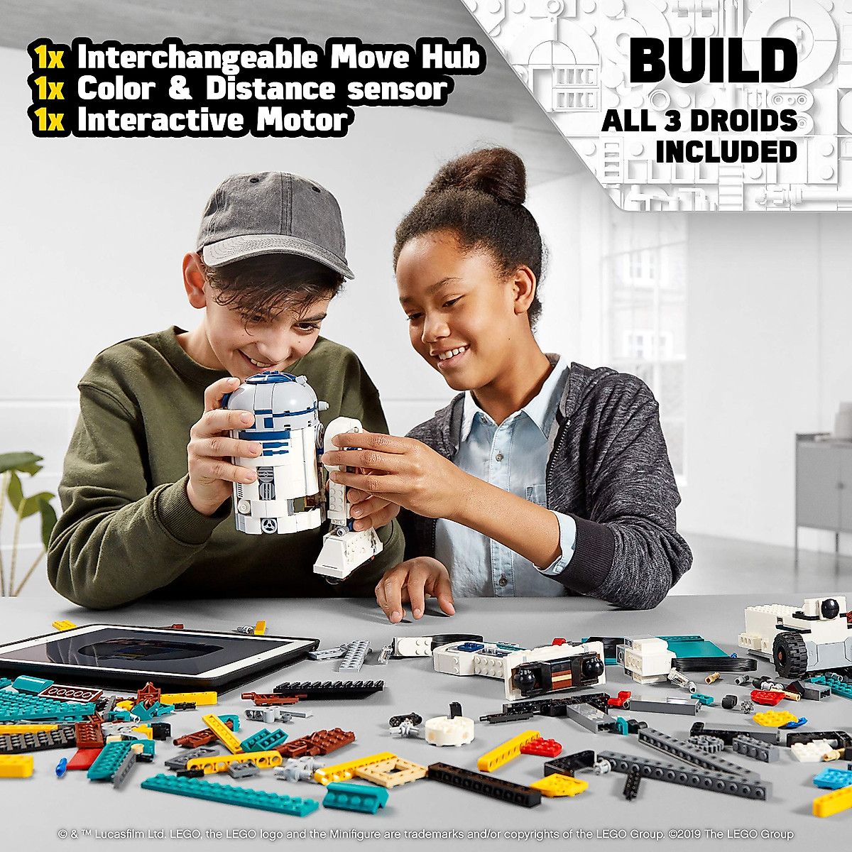 LEGO Star Wars Boost Droid Commander 75253 Learn to Code Educational Tech Toy for Kids, Fun Coding Stem Set with R2 D2 Buildable Robot Toy (1,177 Pieces)