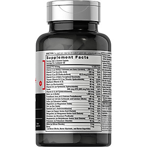 Horbäach Men's Multivitamin 50 Plus | 60 Caplets | Non-GMO & Gluten Free Supplement