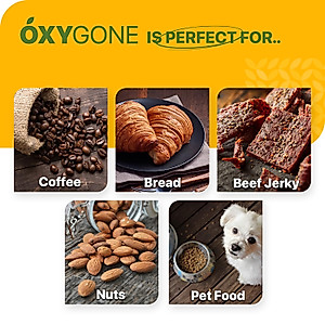 OXYGONE (110 Packet) 300cc Premium Oxygen Absorbers Packets for Food Storage (11 Bag of 10 Packet) - For Long Term Food Storage, Vacuum Sealed, ISO 9001 Certified Facility Manufactured