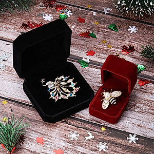 Hicarer 9 Pcs Animal Brooch Pins Brooches for Women Vintage Rhinestone Crystal Pin Hummingbird Butterfly Owl Elephant Dragonfly Peacock Retro Pin Jewelry for CNA Nurse Graduation Gifts