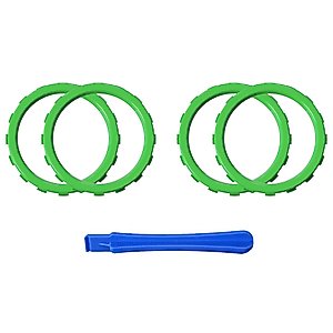 eXtremeRate Replacement Accent Rings for Xbox Elite Series 2 Core | for Elite Series 2 | for Xbox One Elite | for eXtremeRate ASR Version Shell for Xbox Series X/S Controller - Green
