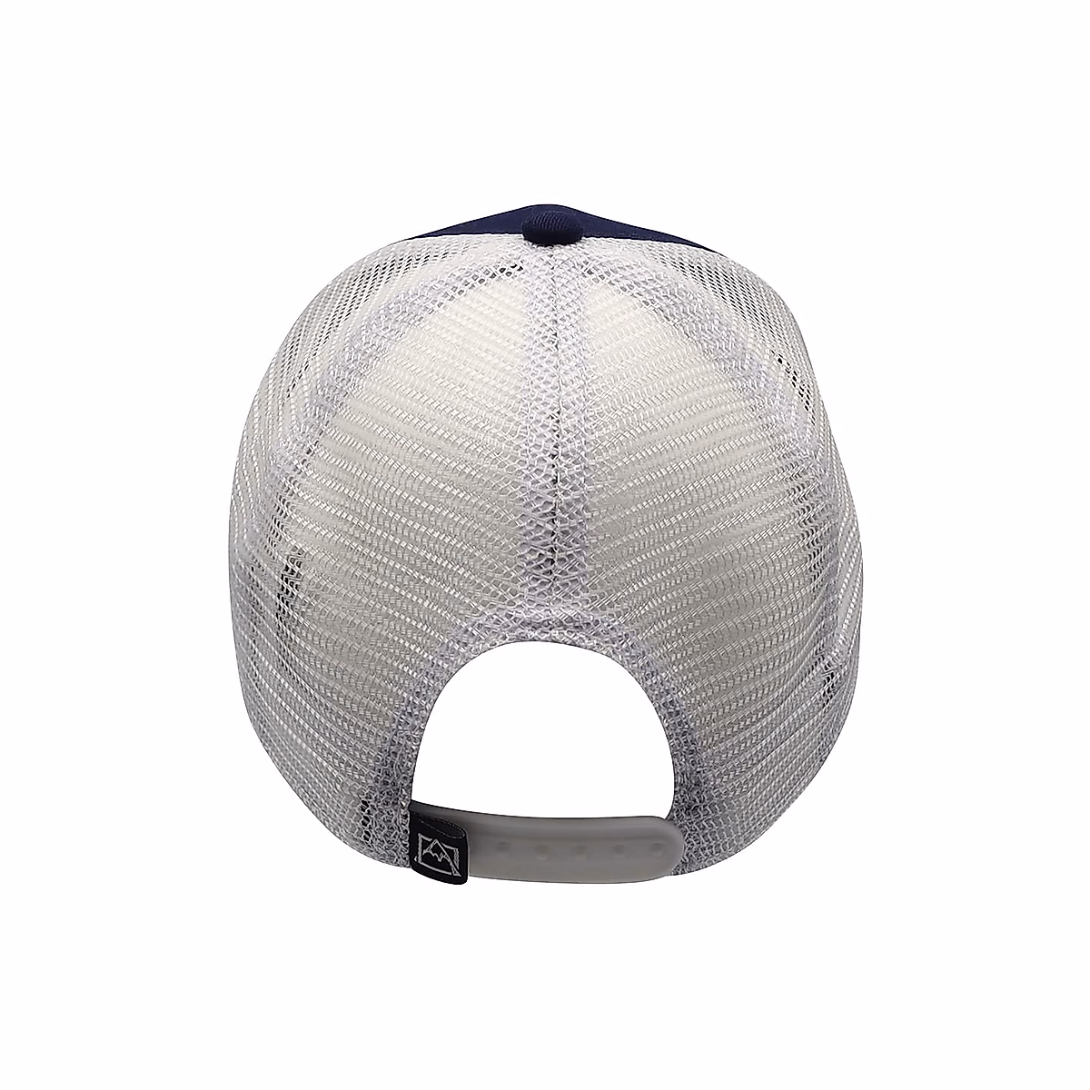 Avalanche Trucker Hat Lightweight Snapback Mesh Back Baseball Cap Fish Navy/White