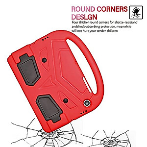 Tablet Case Cover Tablet Case Compatible with Samsung Galaxy TAB A8 10.5 X200/X205(2021) Silicon Case Compatible with Kids, Compatible with Kids Shockproof Lightweight Dropproof Stand Tablet Case,wit