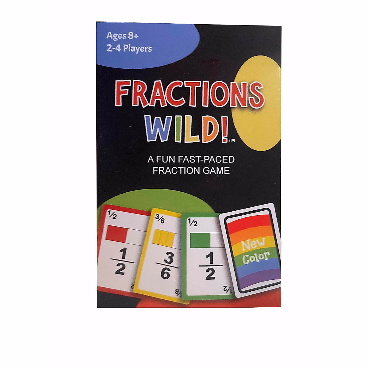 Fractions Wild - Match Fraction Number or Color to be The First to get rid of All Your Cards! Easy to Learn, Fun to pla Math Game for 3rd, 4th, 5th and 6th Grades.
