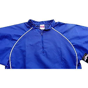 Rawlings Men's Nscj Short Sleeve Batting Cage Jacket(Royal, Medium)