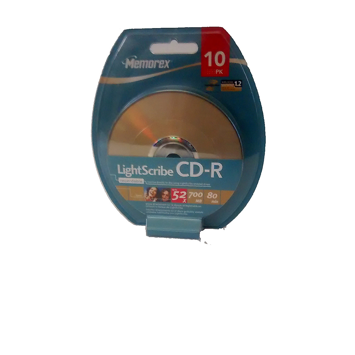 Memorex 52X Write-once CD-r with Lightscribe Technology