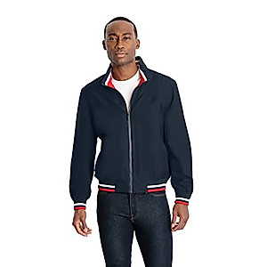 London Fog Men's Stretch Golf Jacket, Navy, Large