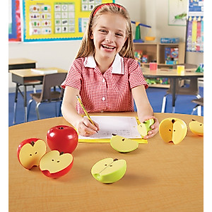 Bring fractions to life with these sectioned apple magnets