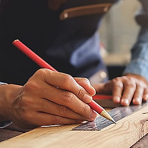 Auniwaig Carpenter Square,Framing Square,150mmx300mm Stainless Steel Square Right Angle Ruler Thicken Try Square Ruler Tools 90 Degree for Carpenter Engineer 1Pc