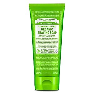Dr Bronner Shaving Soap Lmngrss Lime