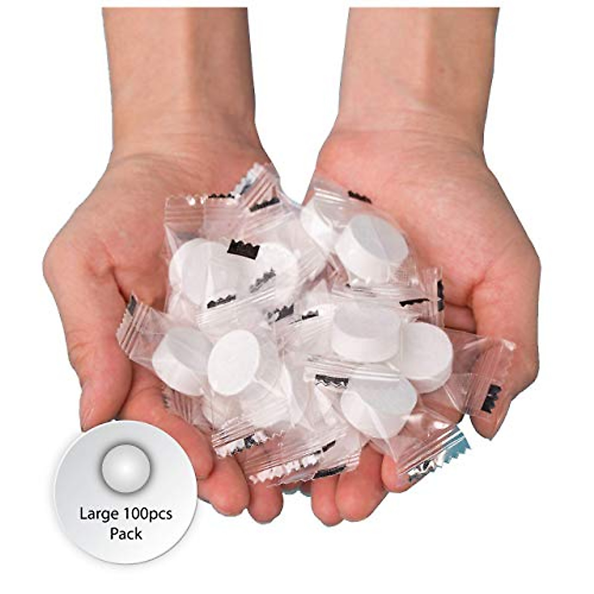 Summits Point 100 PCS Compressed Magic Towel, Napkin Tissue, Camping Wipes, Coin Tissue, Disposable Just add Water
