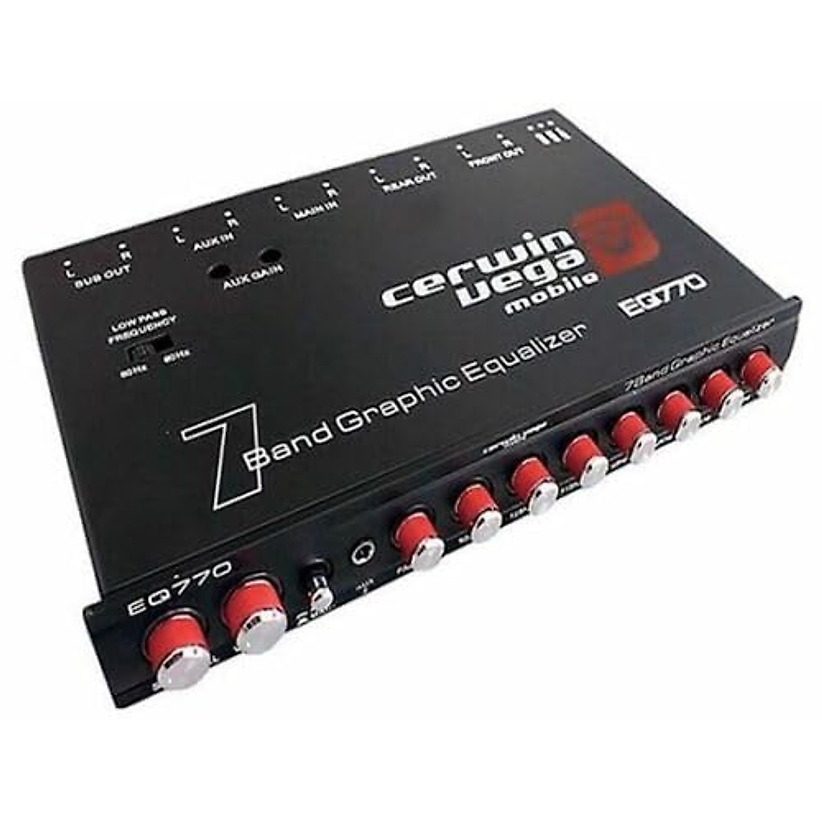 Cerwin Vega EQ770 7-Band Parametric Equalizer with Auxiliary Input