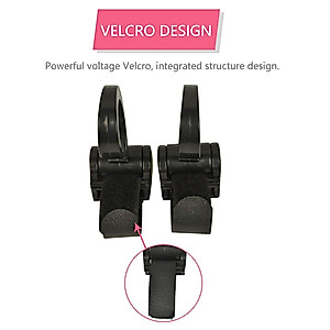 Stroller Hook 2 Pack of Multi Purpose Hooks Hanger for Baby Diaper Bags, Groce ries, Clothing, Purse