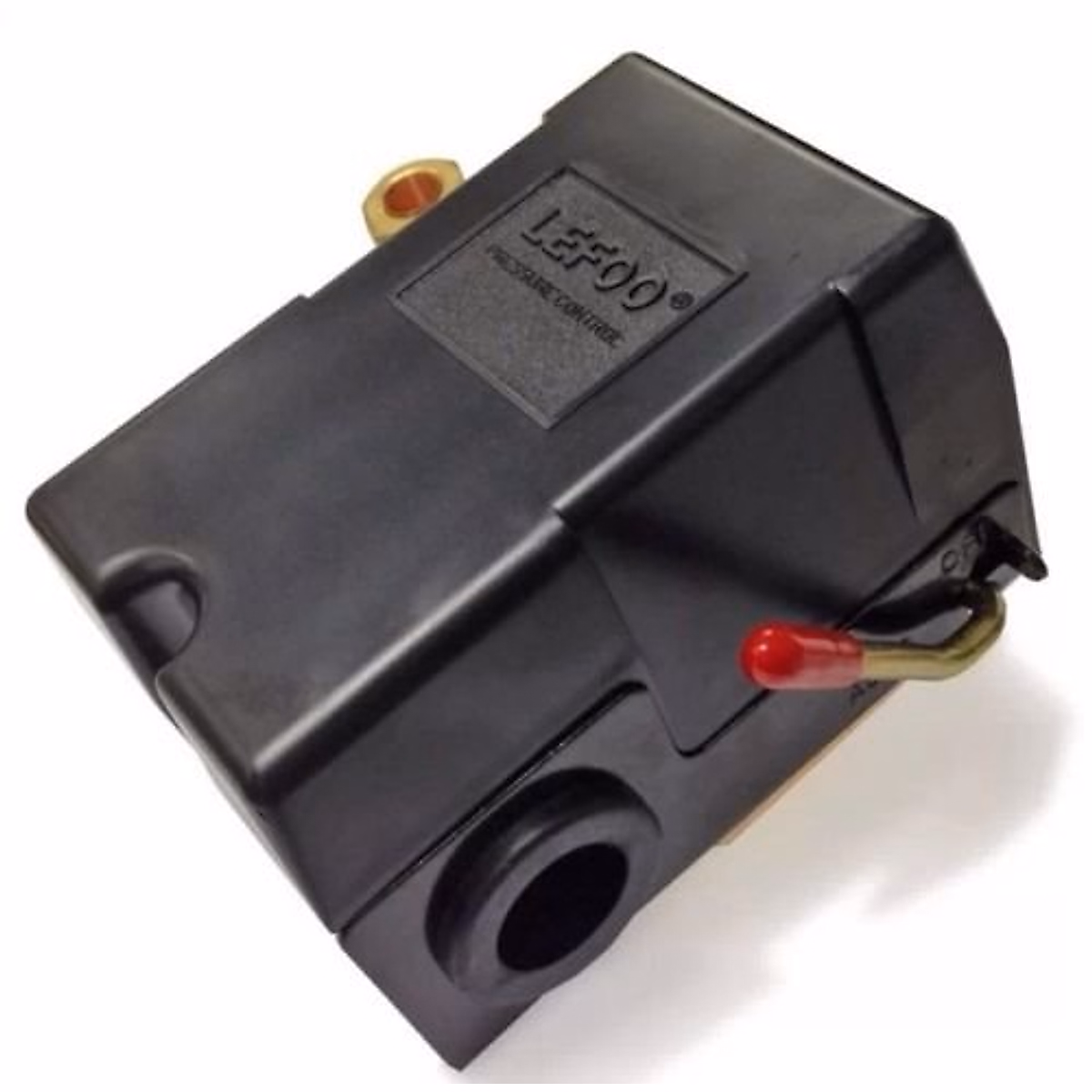 Air Compressor Pressure Control Switch 4 Ports 95-125 PSI w/ 0-200 PSI Gauge 150 PSI pop off valve