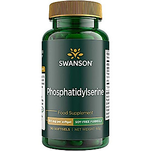 Swanson Sunflower Phosphatidylserine Soy-Free 100 Milligrams 90 Sgels