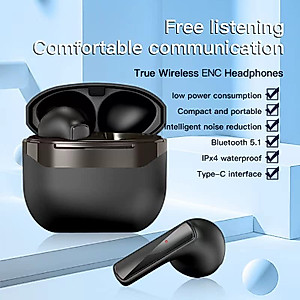 Wireless Earbuds Bluetooth Headphones with Wireless Charging Case IPX4 Waterproof Stereo Earphones in-Ear for SPOR