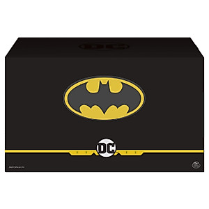 BATMAN 4-inch Action Figure with Batmobile and Batboat 2-in-1 Transforming Vehicle (DC FanDome Exclusive), Black