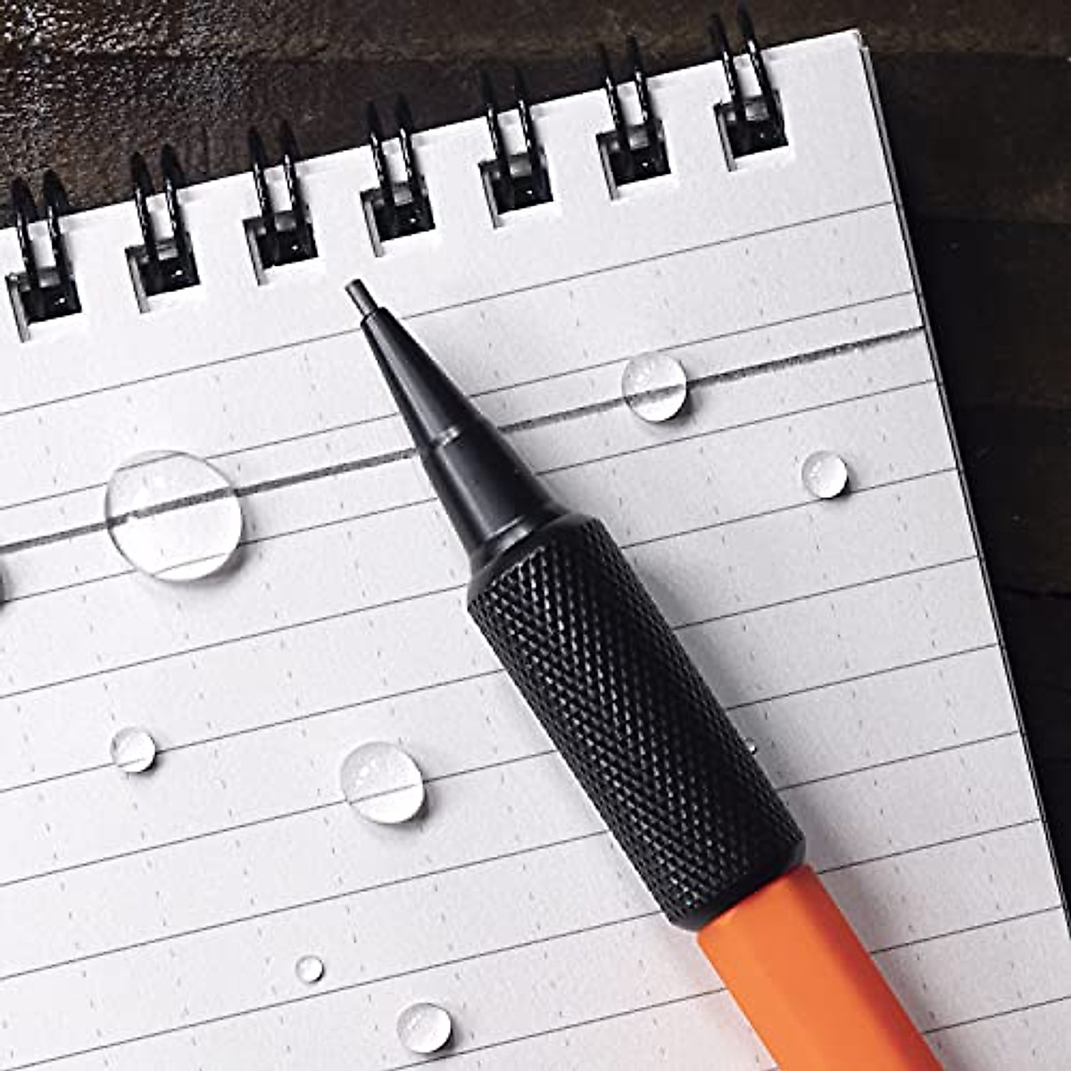 Rite in the Rain Weatherproof Mechanical Pencil, Orange Barrel, 1.3mm Black Lead (No. OR13)