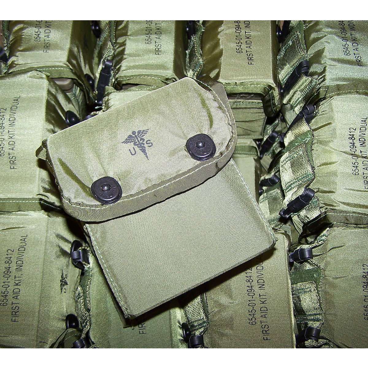 Ambassador Bags & Spats US Army Military Alice First AID CASE Medical Pouch Bag OD Olive Green