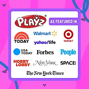 Playz 50 Mini Ball Pit Balls - Princess Edition - Soft, Plastic Mini Play Balls - Small, No Sharp Edges, Super Safe, Phthalate & BPA Free