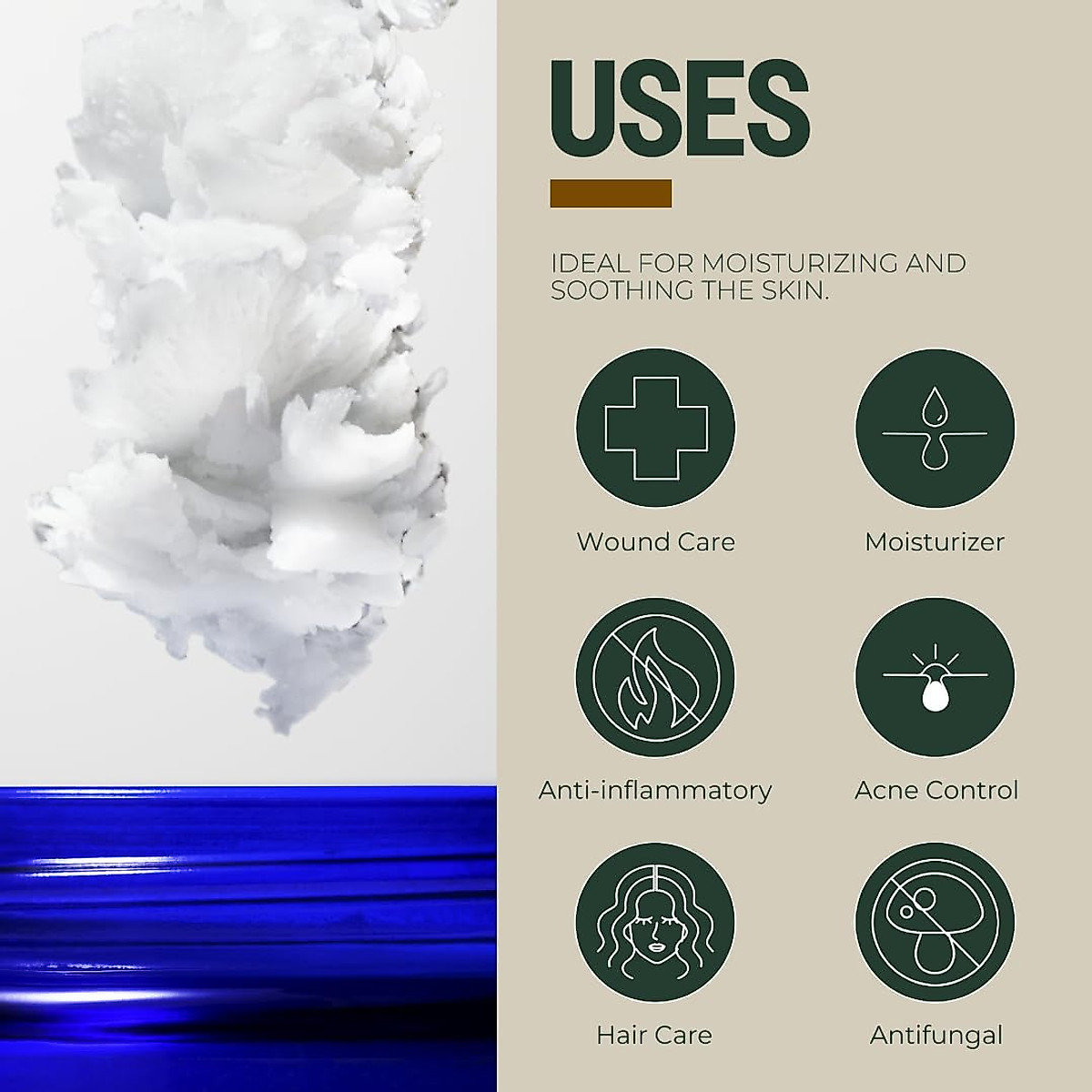 Pur O3 Fully Ozonated Coconut Oil - Pure, Natural, Organic Coconut Ozonated Oil - Coconut Oil Skin Care from Ozontate, Oxygenated Coconut Oil - Ozone Oil in a Glass Jar, 2 oz