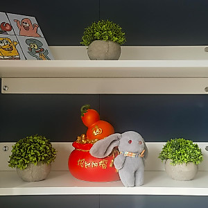 VeKker Stylishly Elevate Your Space with Artificial Potted Plants - Perfect for Home & Office Decor, Bathrooms, and Small Spaces