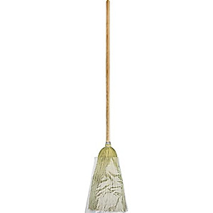 Genuine Joe Joe Janitor Lobby Blend Broom, Nickel