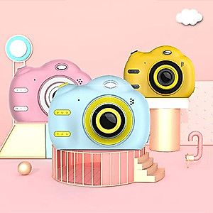 LKYBOA Children's Digital Camera Can Take Pictures and Video Baby Photography HD Children Men and Women Toys Birthday Gifts (Color : A)