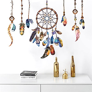 Dream Catcher Wall Stickers Decals,YXY LLC Dream Catcher Feathers Wall Stickers for Bedroom Kids Room Decoration (Dream Catcher)