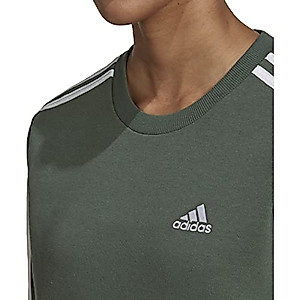 adidas Essentials 3-Stripes Womens Fleece Sweatshirt XS