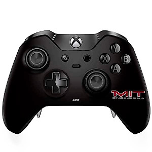 Skinit Decal Gaming Skin Compatible with Xbox One Elite Controller - Officially Licensed Massachusetts Institute of Technology MIT Engineers Black Design