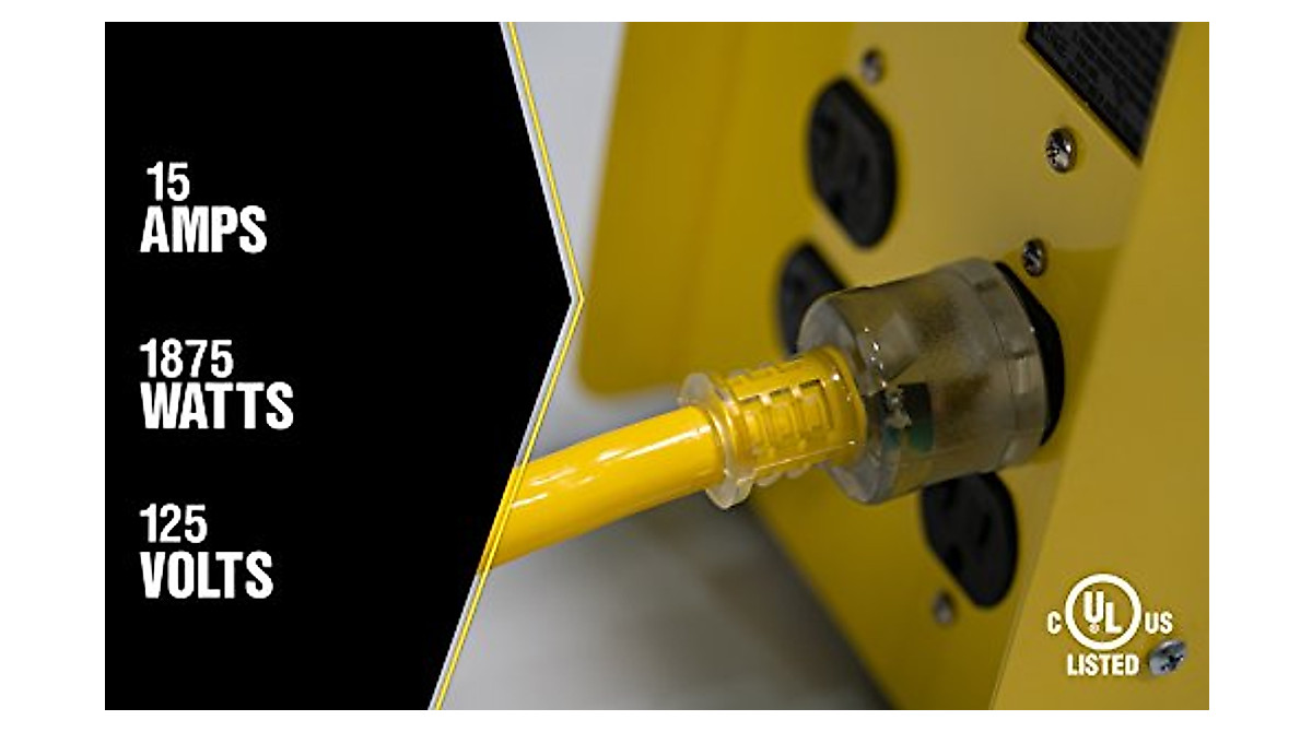 Yellow Jacket 50ft Heavy-Duty Contractor Extension Cord