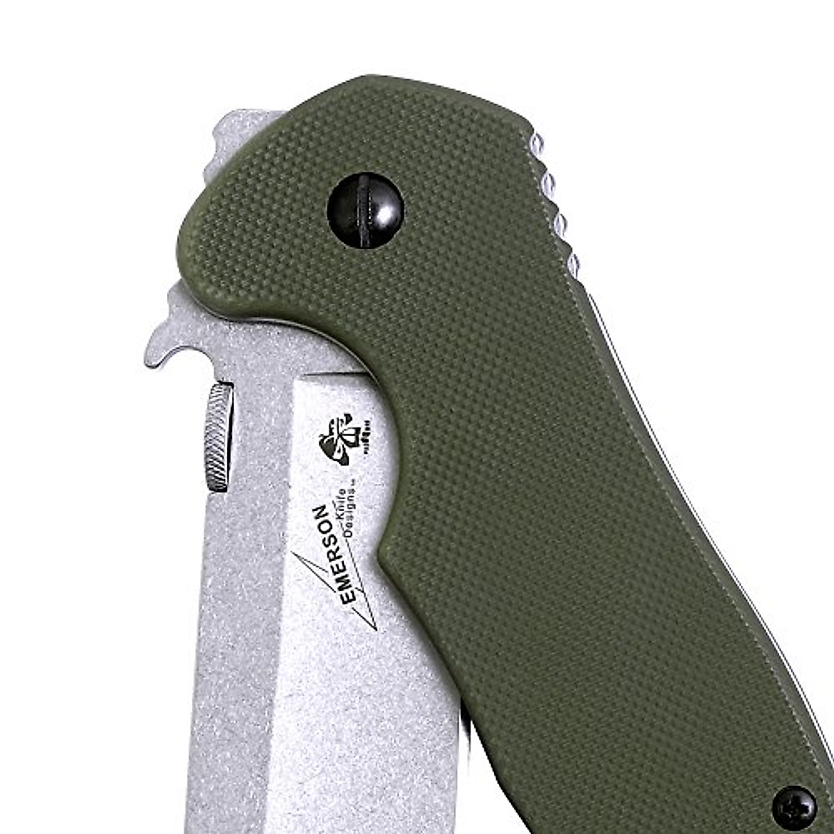 Kershaw Emerson CQC-10K Folding Pocket Knife, 3.5 inch 8Cr14MoV Stainless Steel Blade, G10 Front, Manual Open
