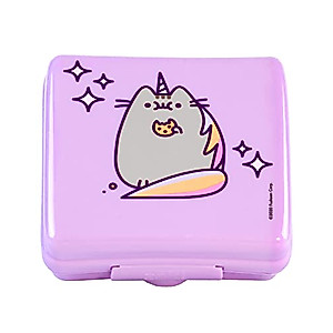 Pusheen Lunchbox Unicorn Purple Lunch Bag Bottle and Snack-pot One Size