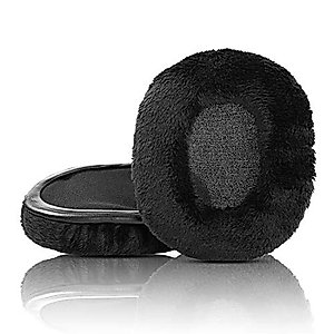Ear Pads Replacement Cushions Pillow Compatible with Artiste ADH300 2.4GHz TV Wireless Headphones Earpads Foam (Black 1)