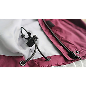 Acme Projects Rain Suit (Jacket + Pants), 100% Waterproof, Breathable, Taped Seam, 10000mm/3000gm, YKK Zipper (Men's, Large, Black)