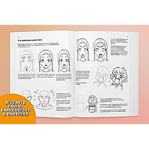 School of Manga: How To Draw Manga and Anime Faces for Beginners | Learn To Create Your Own Characters Step by Step With Easy-to-Follow Instructions and Proven Techniques