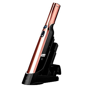 Shark WV201 WANDVAC Handheld Vacuum Lightweight at 1.4 Pounds with Powerful Suction, Charging Dock, Single Touch Empty and Detachable Dust Cup (Renewed) (WV201QPAP Indian Win red)