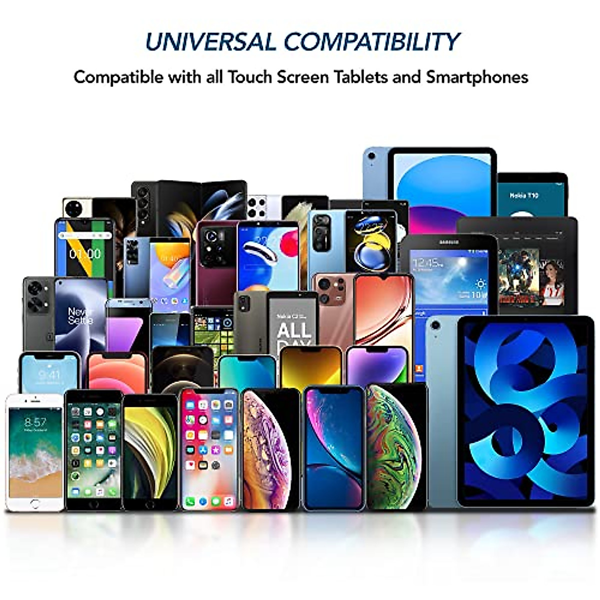Stylus Pens for Touch Screens, Stylus Pen for iPad, Tablet Stylus Pencil, High Sensitivity & Fine Point Universal for Android/Phone/iPad Pro/Air/Android/and All Devices, 10 Pack