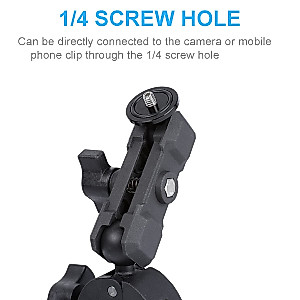 PellKing Camera Motorcycle Mount for Insta360 Go 3,X3/X2/X,360 Rotation Metal Action Camera Clamp Holder with 1/4Thread for Moto Bike Bicycle Handlebar, for Insta360 One Go 3,X3/X2/X