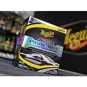 Meguiar's Ultimate Paste Wax, Durable Protection That Shines, Towel and Pad Included - 8 Oz Container