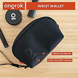 ONGROK Carbon Technology Wrist/Clutch Bag | Small Wristlet Purse, Waterproof Zipper Sealed