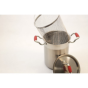 ExcelSteel Stainless Steel Vegetable Cooker, 4-1/4 Quantity, Pot