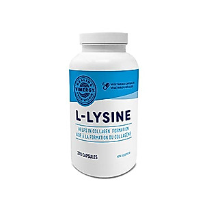 Vimergy L-Lysine 500MG Capsules, 270 Servings – Essential Amino Acid – Supports Immune System, Healthy Skin, Muscles, Bone & Tissue – Vegetarian, Non-GMO, No Gluten, Kosher (270 count)